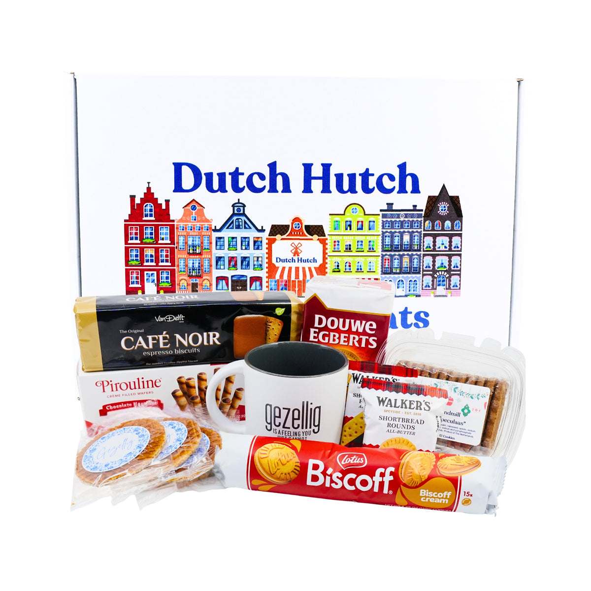 A Touch of Gezellig Gift Box - Dutch Coffee & Cookie Collection ...