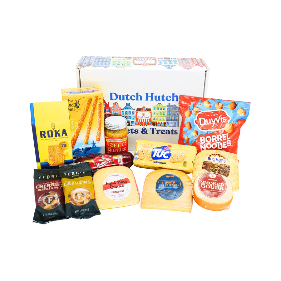 Flavors of Holland - Cheese & Savory Gift Box | Dutch Gouda Collection ...