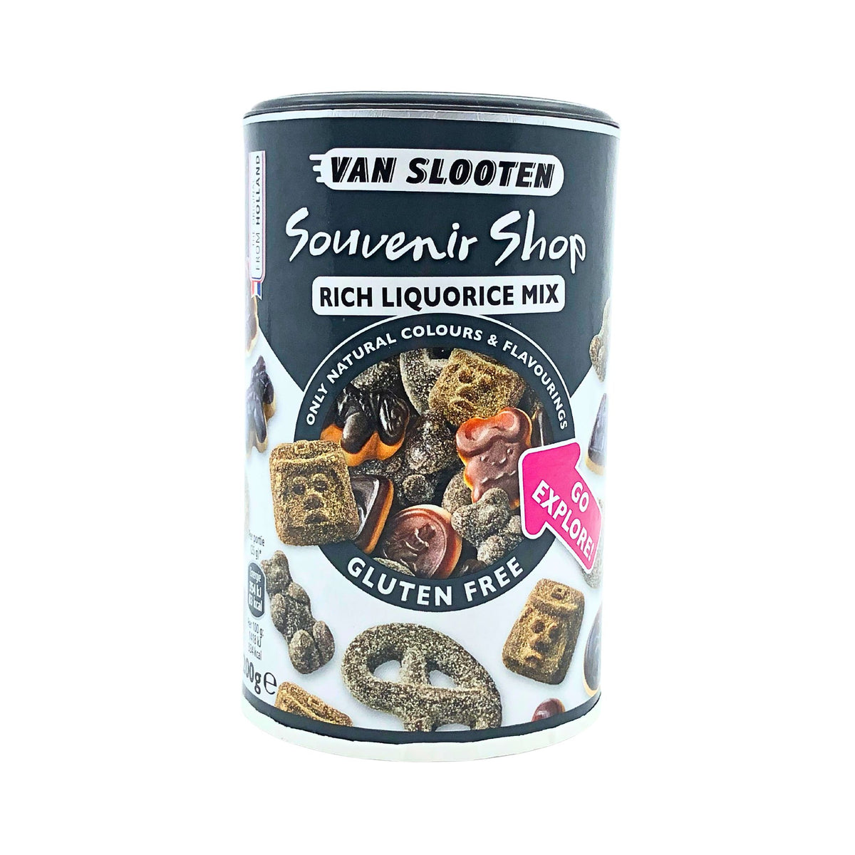 Van Slooten Souvenier Shop Licorice Assortment Canister 7 Oz – Peters ...