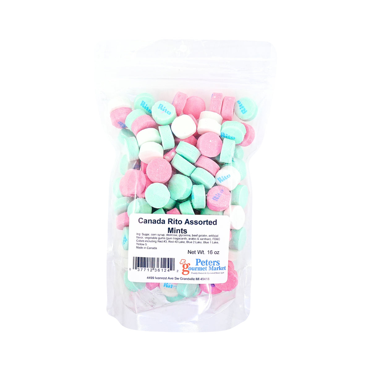 Dutch Hutch Canada Rito Assorted Mints 1 lb bag – Peters Gourmet Market