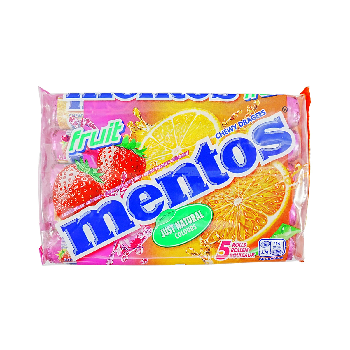 Mentos Fruit Flavors 5roll pack – Peters Gourmet Market